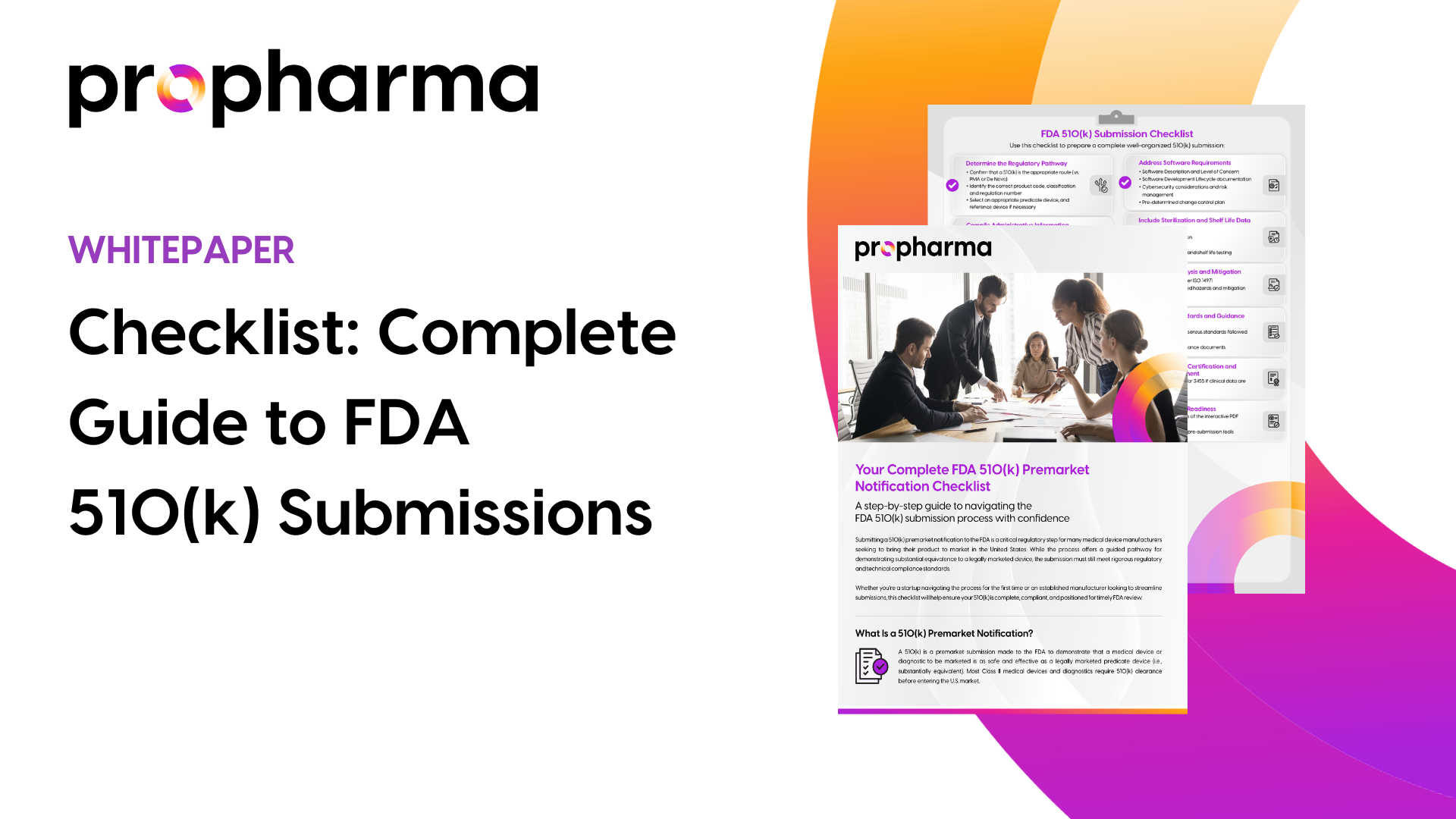 Your Complete FDA 510(k) Premarket Notification Checklist